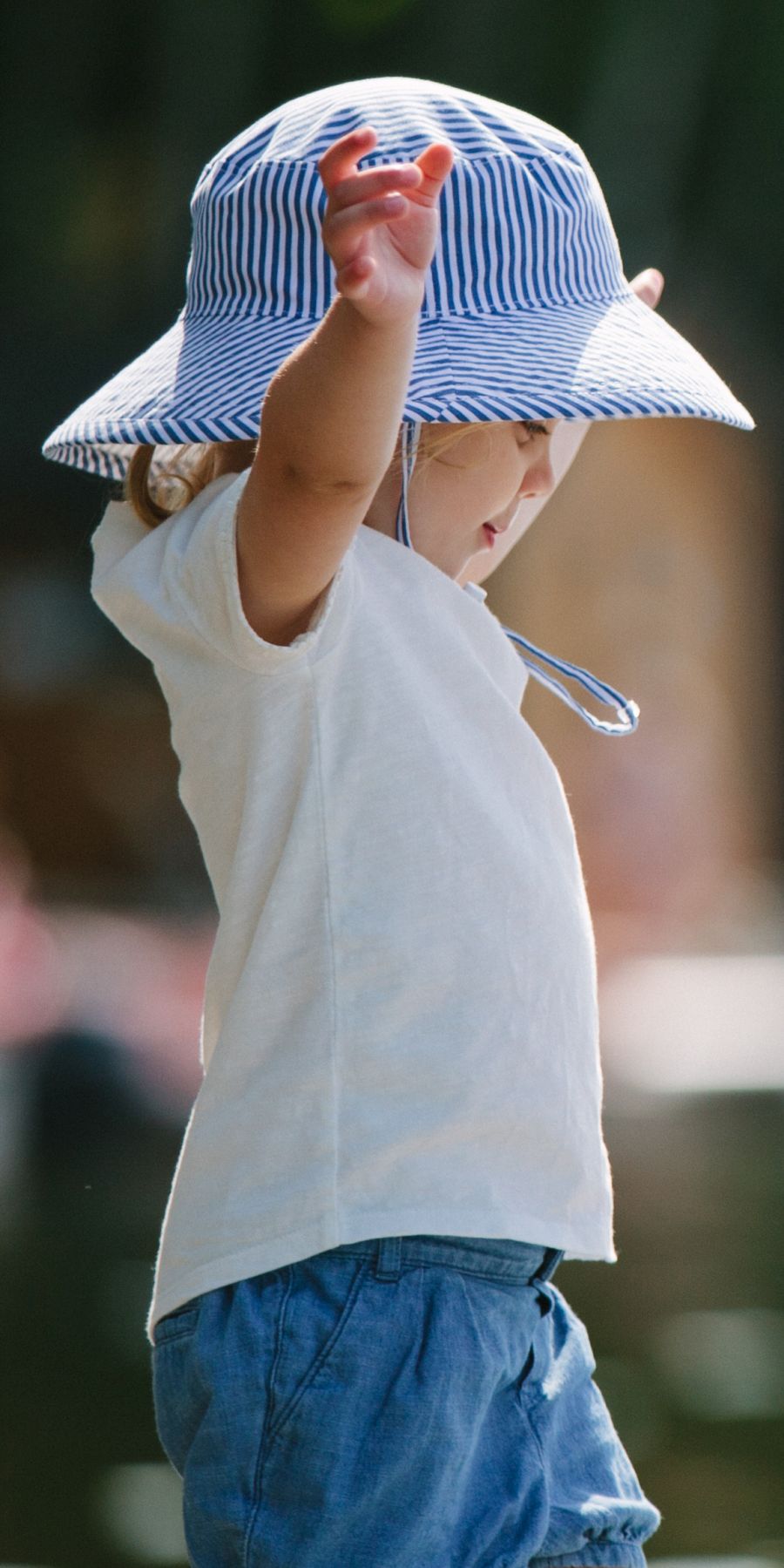 Sunbaby Wide Brim Child Sun Protection Hat - Puffin Gear